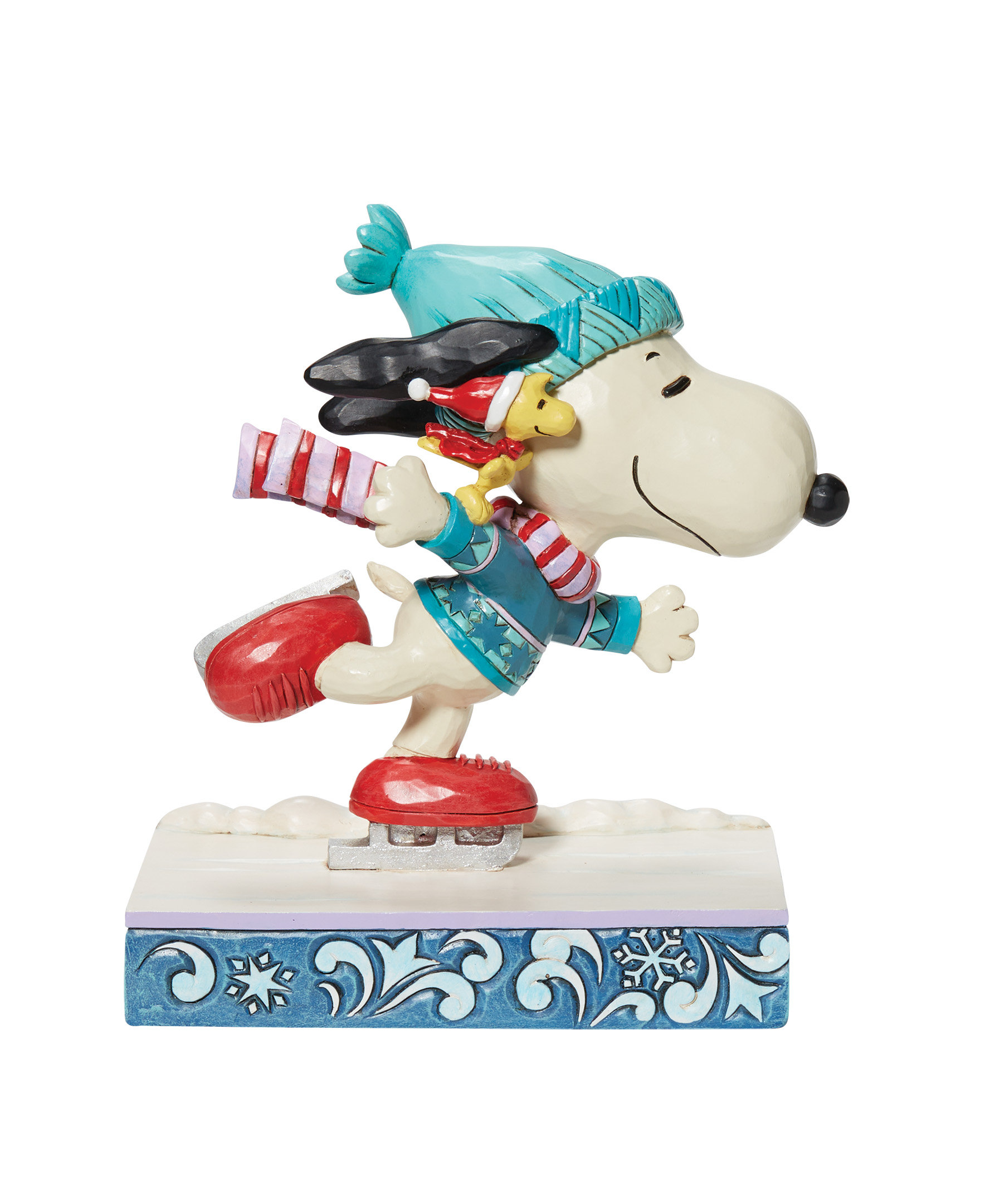 Jim Shore Peanuts Snoopy& Woodstock Skating | Wayfair