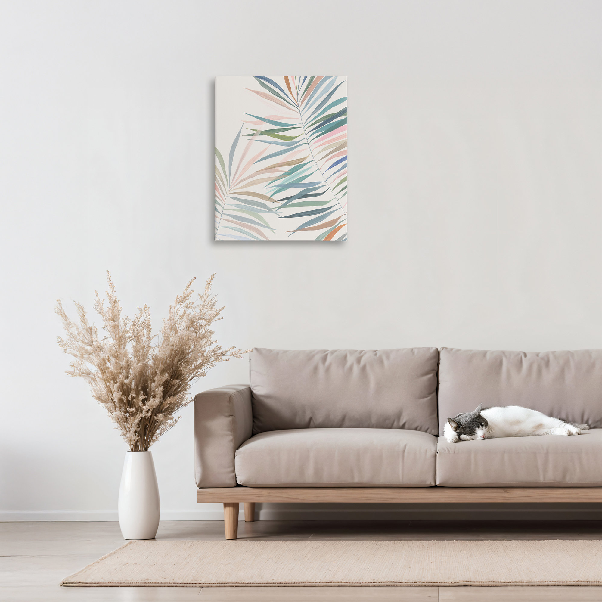 Bay Isle Home™ Pastel Tropical Harmony Canvas, design by Hannah Dawson ...
