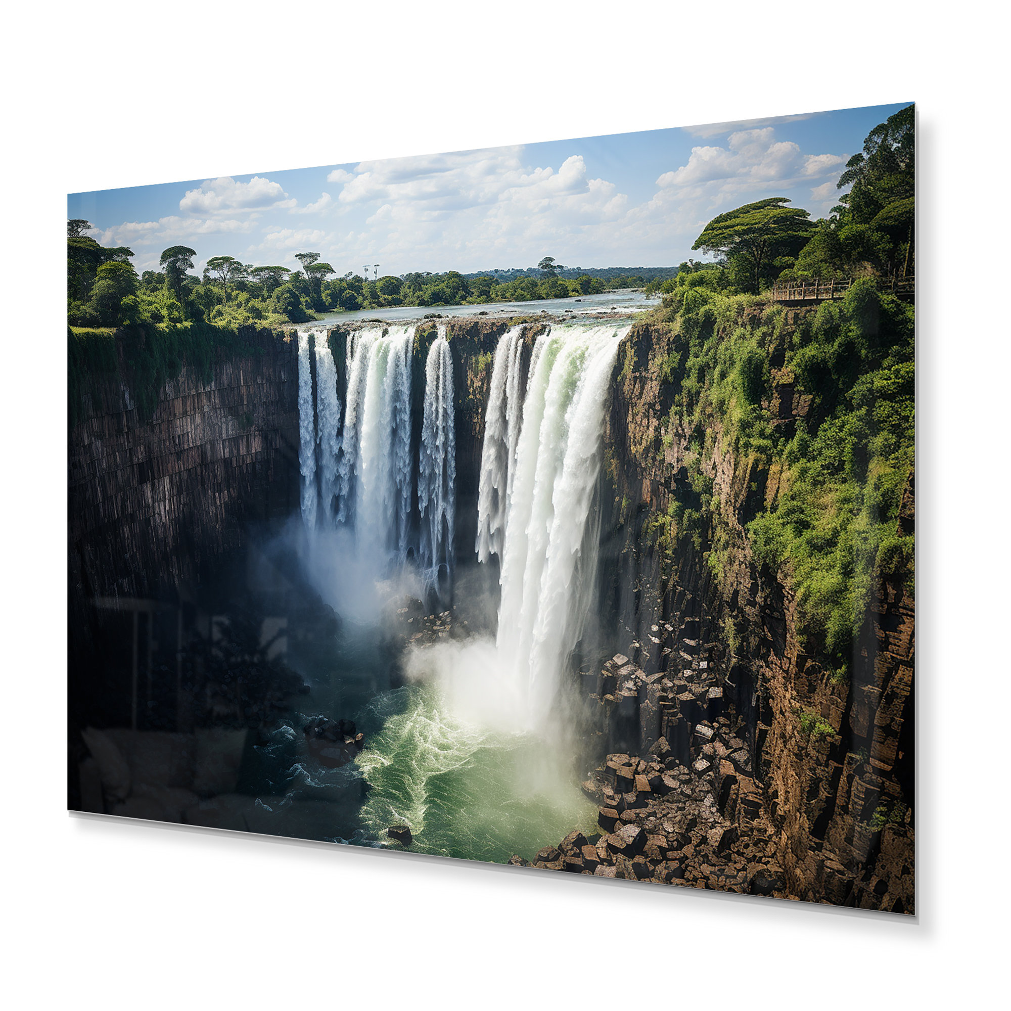 Millwood Pines Africa Victoria Falls Zimbabwe - Landscapes Metal Wall ...