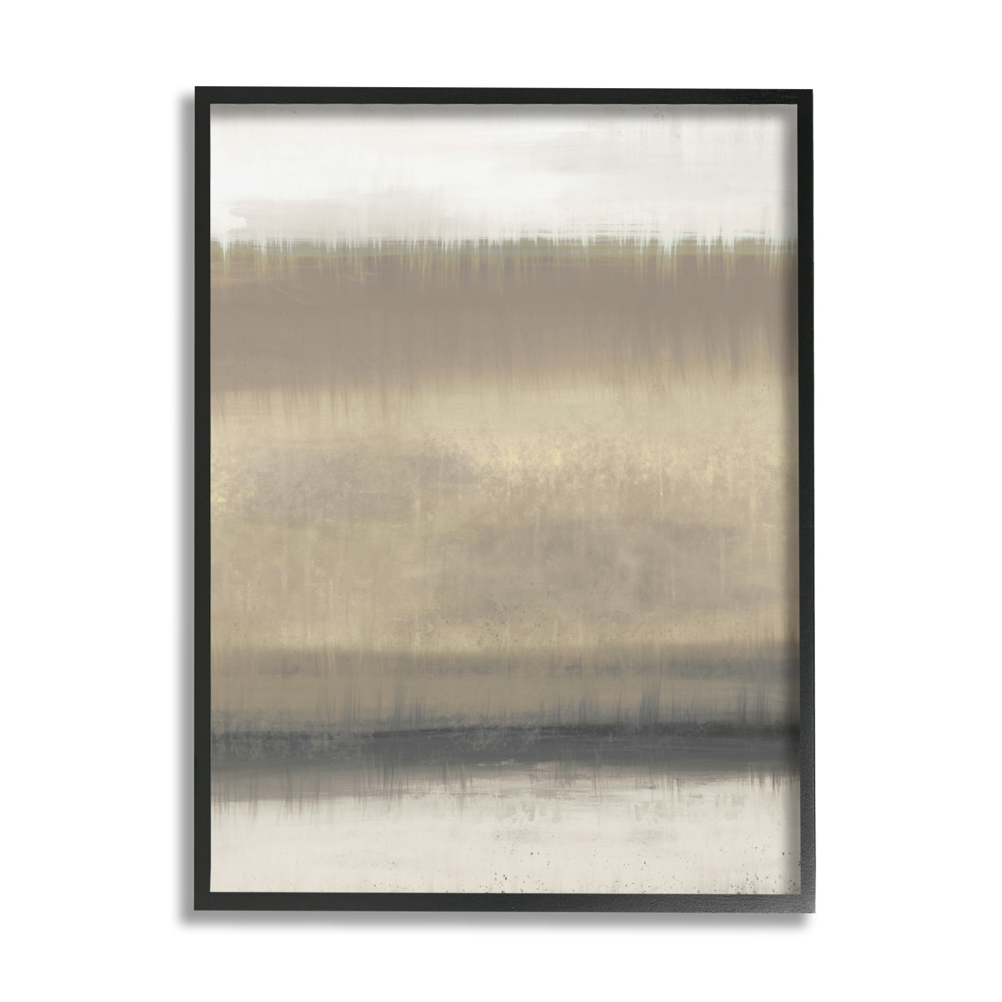 Stupell Industries Abstract Countryside Landscape Brown Grassland ...