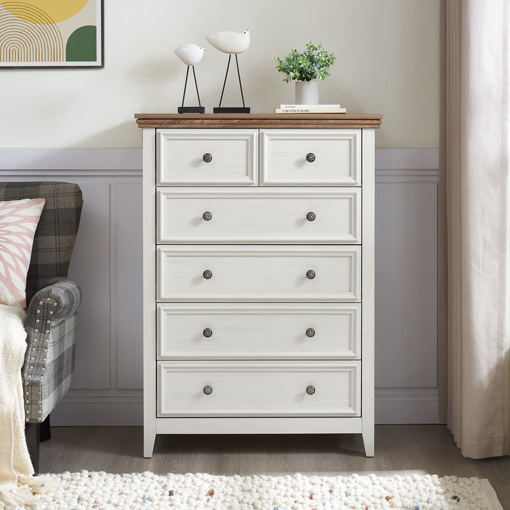 Gracie Oaks Modern 6 Drawers Chest 6 Drawers Cabinet | Wayfair