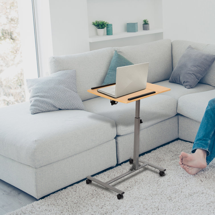 Inbox Zero 93cm H x 64cm W Laptop/Computer Cart Or Stand with Wheels ...