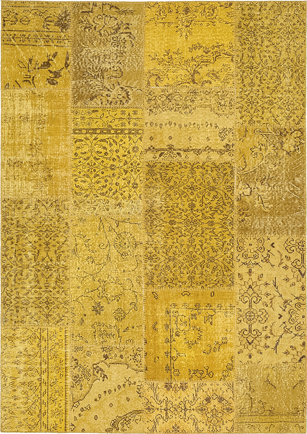 Bungalow Rose Geometric Hand-Knotted Cotton Amber Area Rug | Wayfair