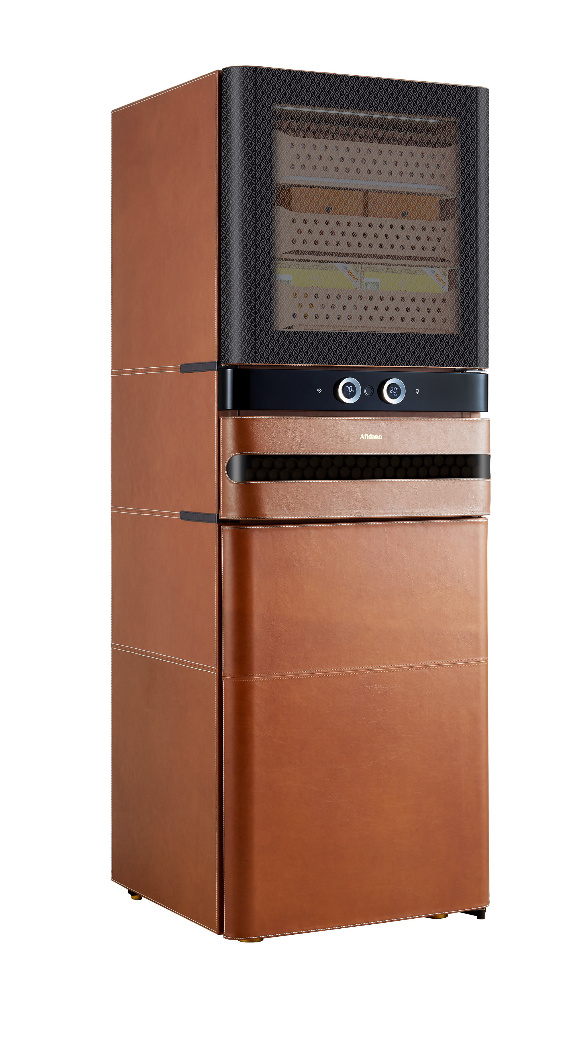 Afidano 1500 Ct Cigar Humidor, Temperature And Humidity Control With ...