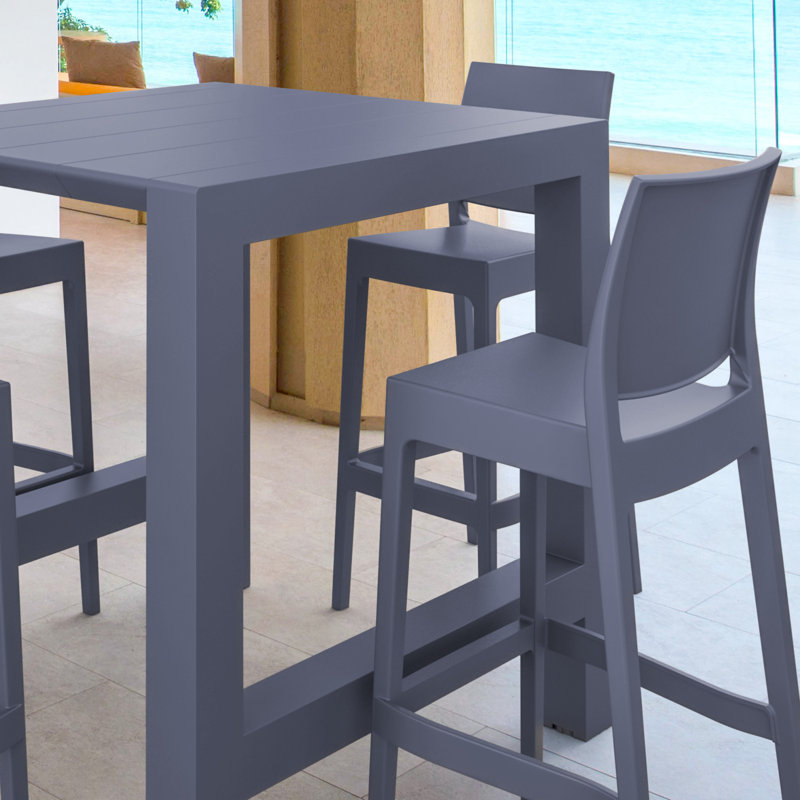 AllModern Farrah Extendable Outdoor Bar Table | Wayfair