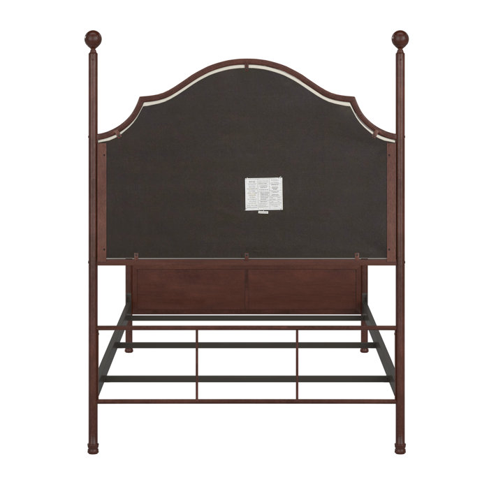 Three Posts™ Marinez Upholstered Metal Standard Bed & Reviews | Wayfair