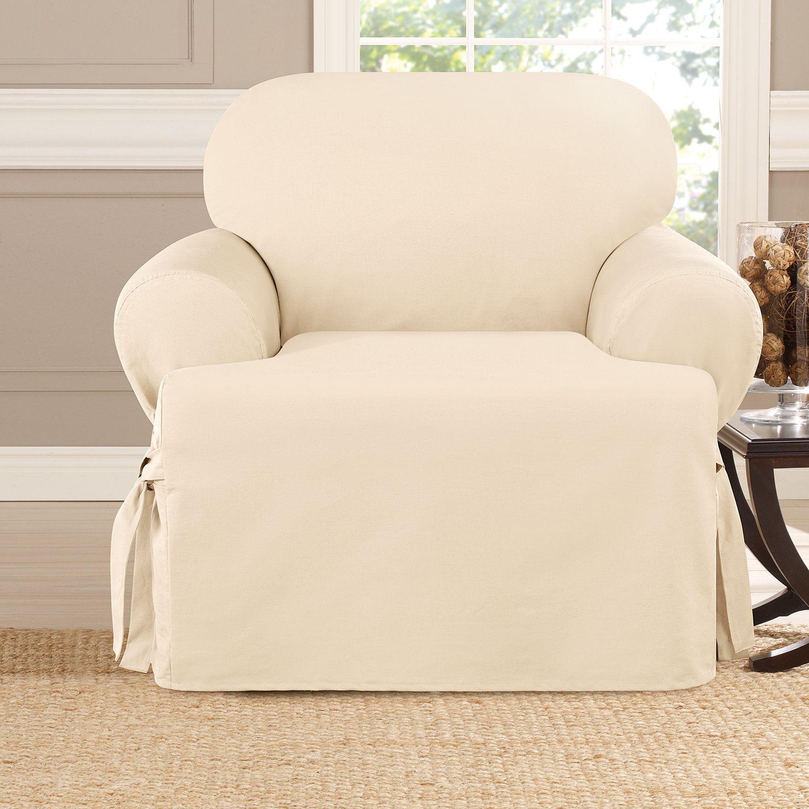 T Cushion Armchair Slipcover