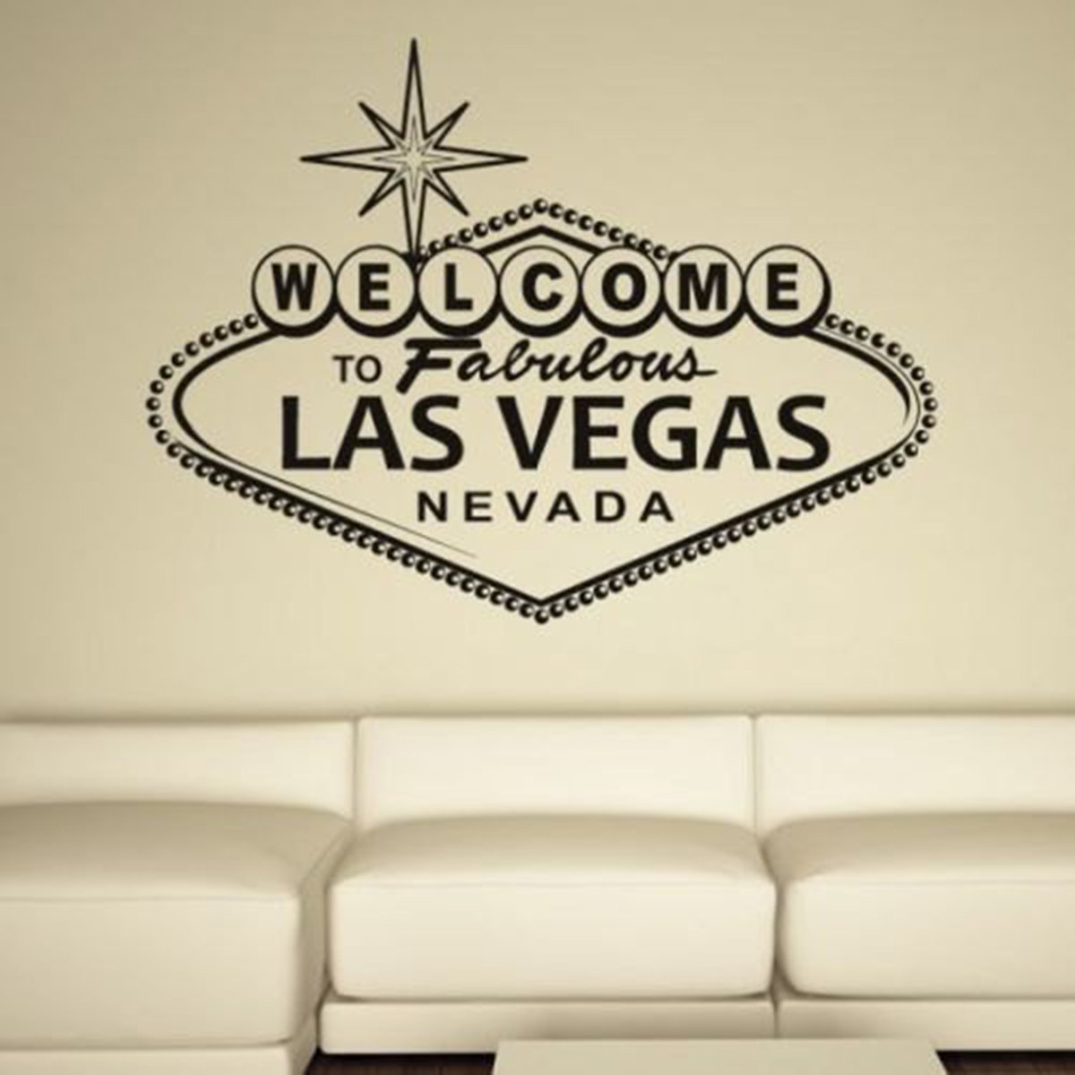 Trinx Welcome to Fabulous Las Vegas Wall Decal | Wayfair