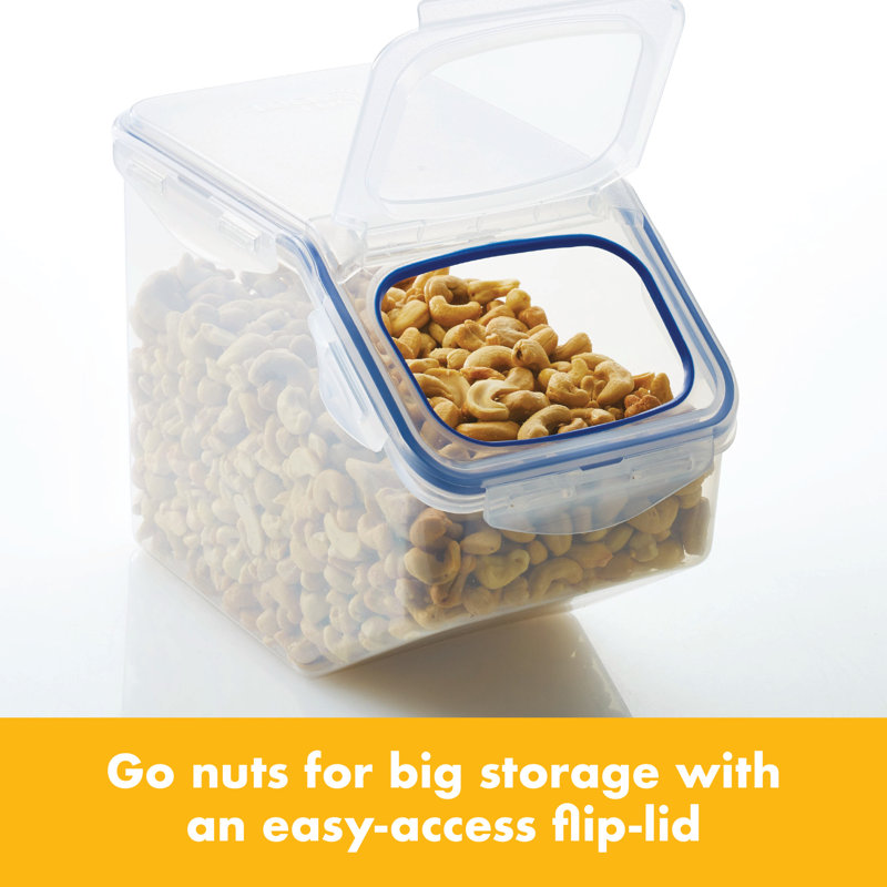 LocknLock Easy Essentials Pantry Rectangular 168 Fluid Ounces Food ...