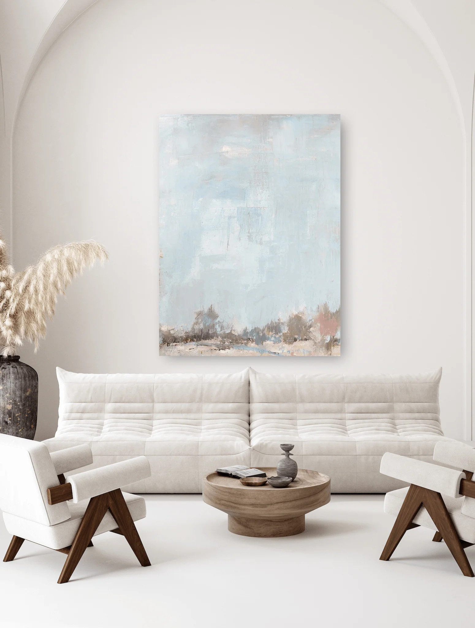 Latitude Run® Happy Trees - Artist Enhanced Canvas Print | Wayfair