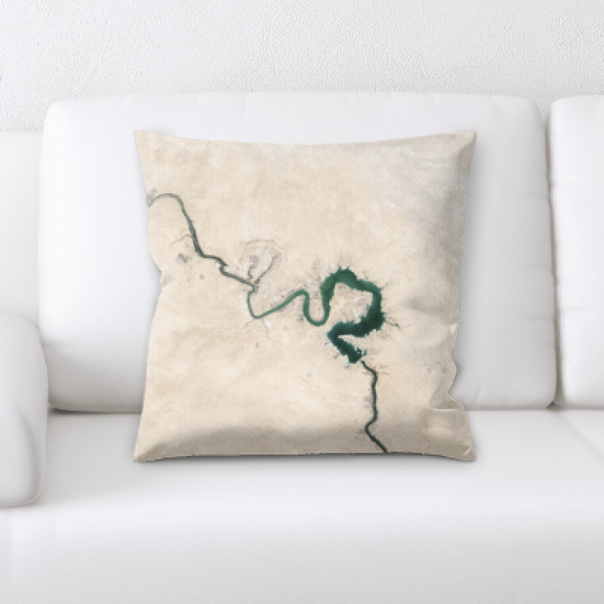 Rug Tycoon Flat Aerial Shots Throw Pillow | Wayfair