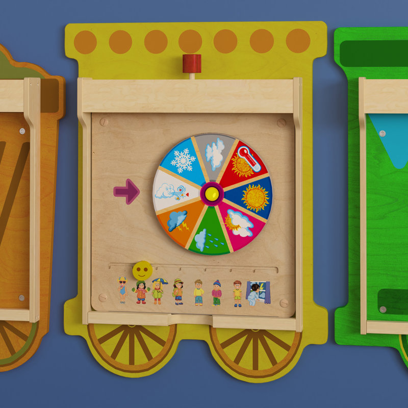 Bright Beginnings Commercial Grade STEAM Wall Wooden Weather Accessory ...