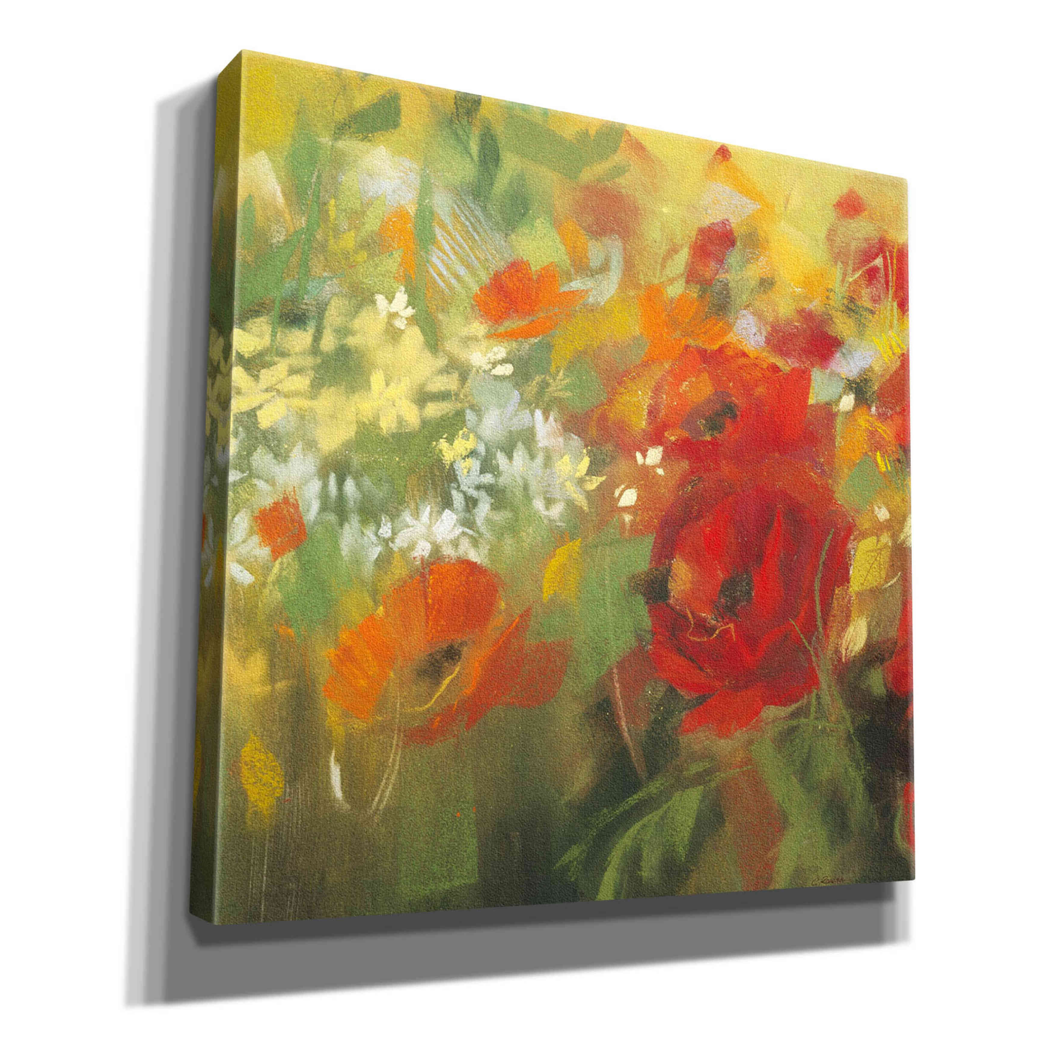 Wildon Home® Failey Oriental Poppy Field II On Canvas by Carol Rowan ...