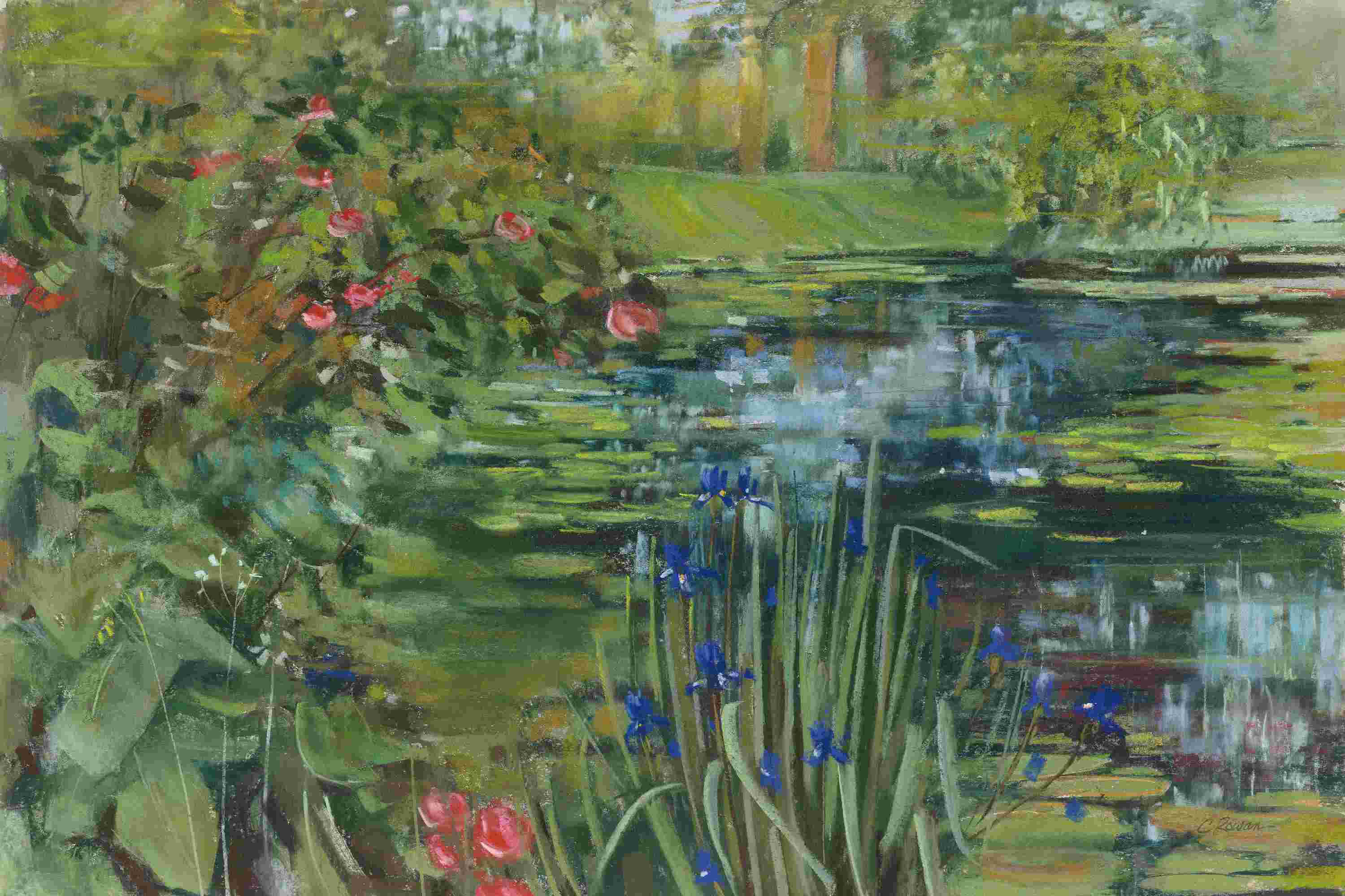 Rosalind Wheeler Peaceful Pond | Wayfair