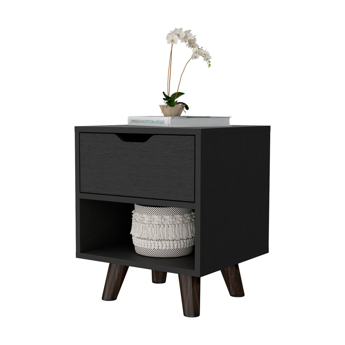 CHUANGYIWANGLUO 1-Open Storage Shelf Nightstand | Wayfair