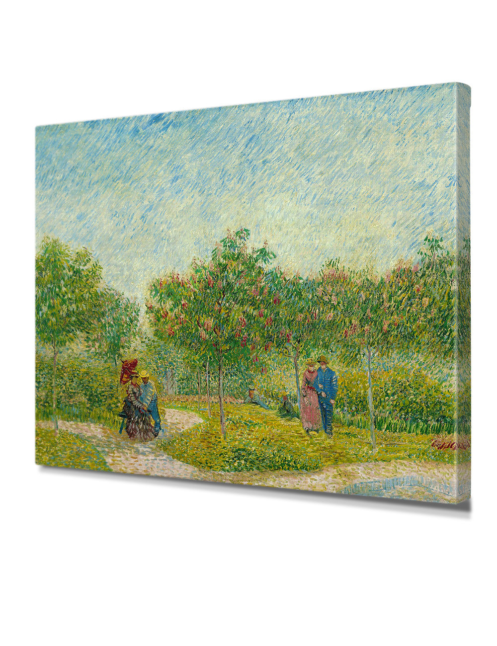 Vault W Artwork Garden With Courting Couples Square Saint-Pierre Van ...