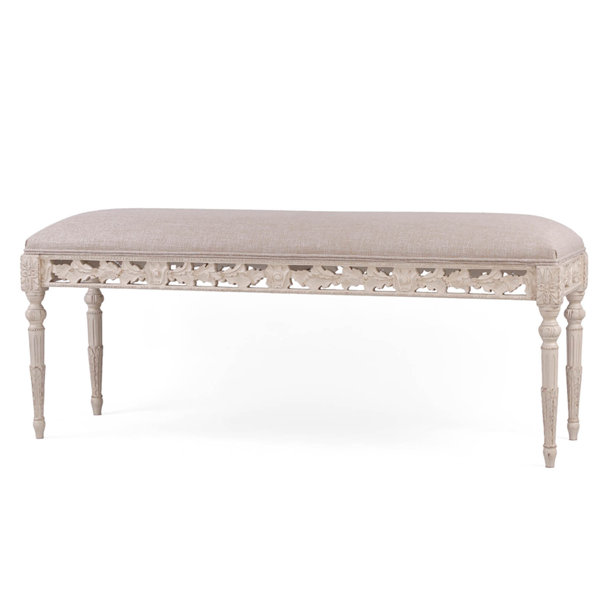 French Market Collection Laura Upholstered Bench | Wayfair