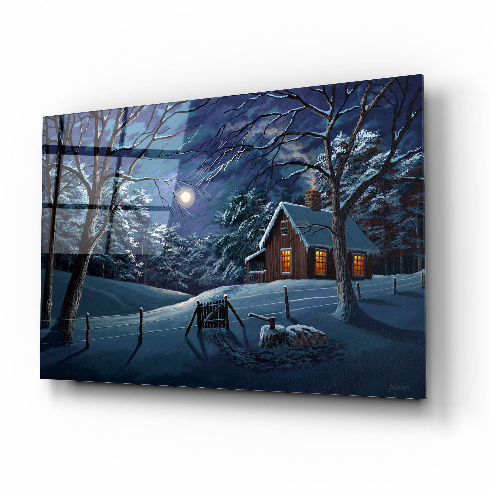 Loon Peak® Loon Peak 'Comforts Of Home' By Gary Adams, Acrylic Glass ...