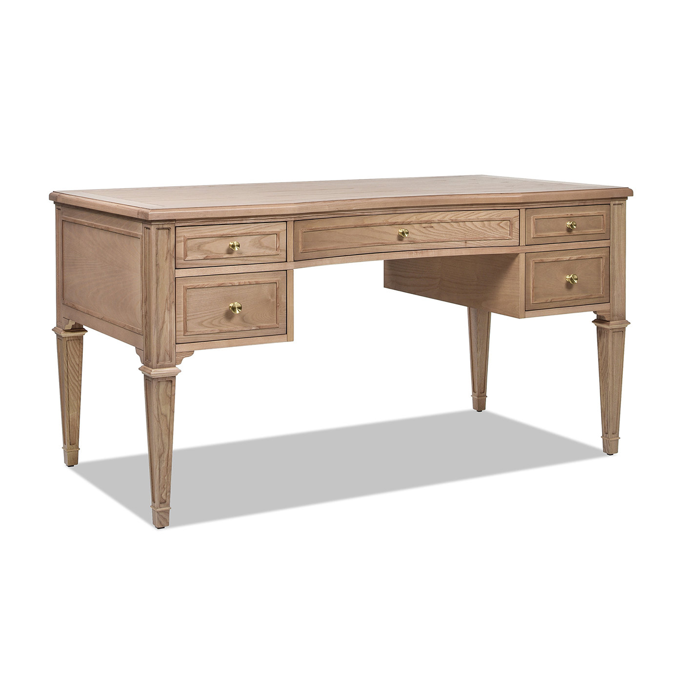 Laurel Foundry Modern Farmhouse® Baez 59'' W Rectangle Executive Desk ...