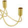 Cosmoliving By Cosmopolitan Gold Metal Contemporary Candelabra ...