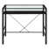 Ebern Designs Glass Top Metal Base Computer Desk & Reviews | Wayfair