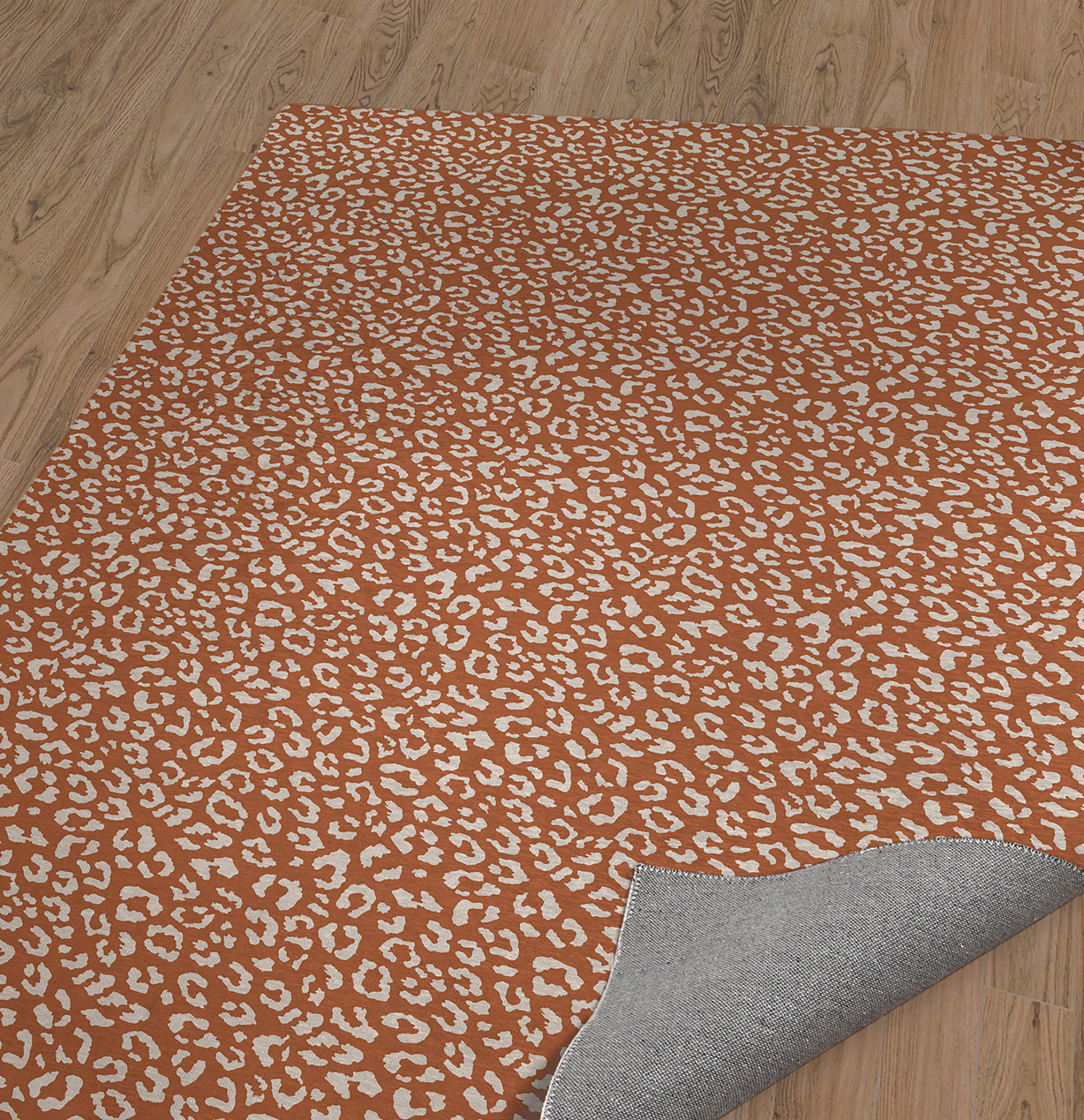 Everly Quinn Ghille Rust/Brown Rug | Wayfair