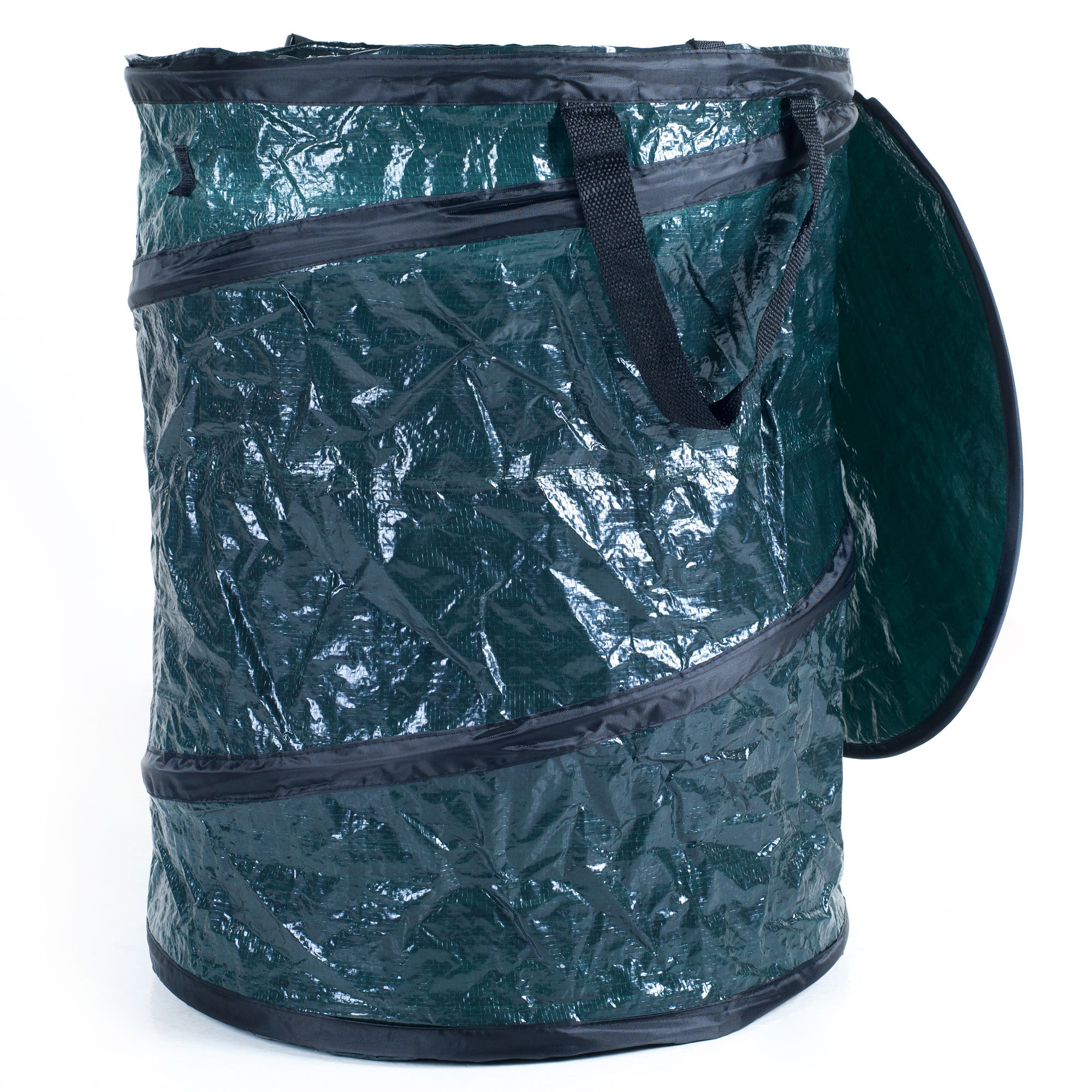 Wakeman Pop Up Outdoor Garbage Can - Collapsible Trash Can for Parties ...