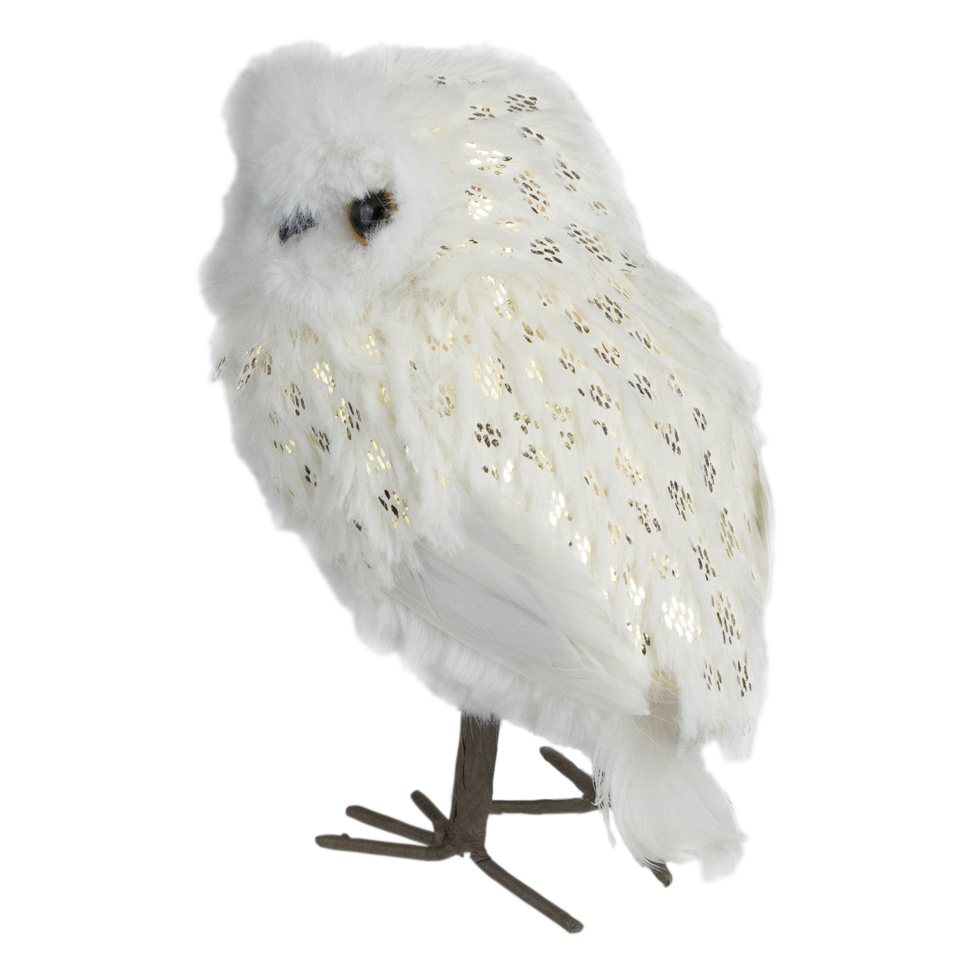 Northlight Seasonal 6" Standing White Owl Table Top Christmas Figure ...