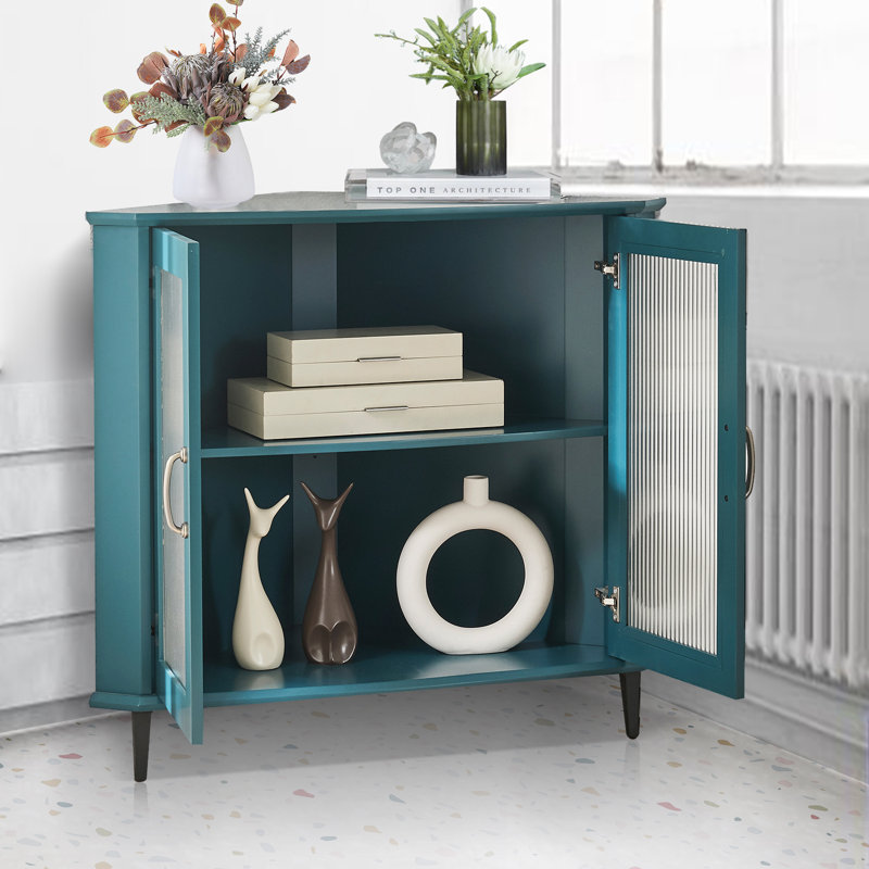 George Oliver Jazma Wood Accent Cabinet | Wayfair