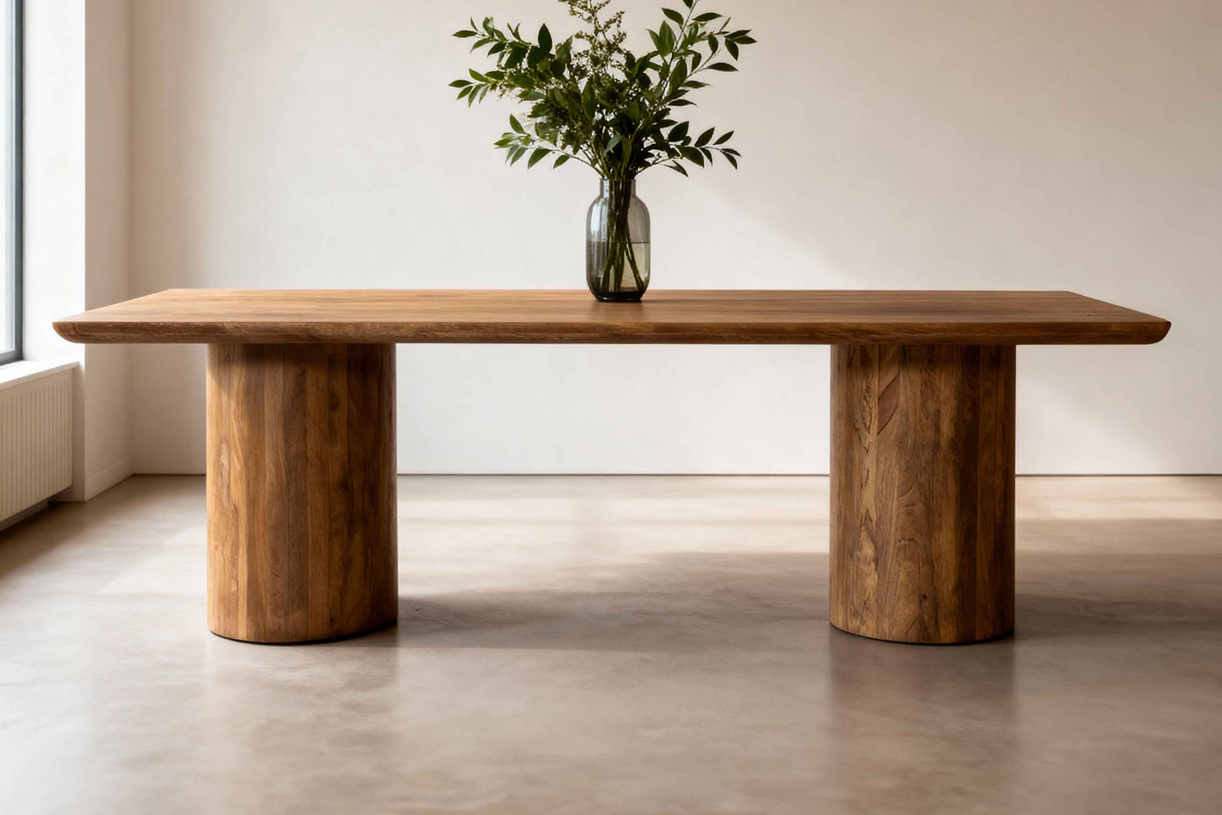 Wade Logan® Choudary 96'' Rectangular Dining Table | Wayfair