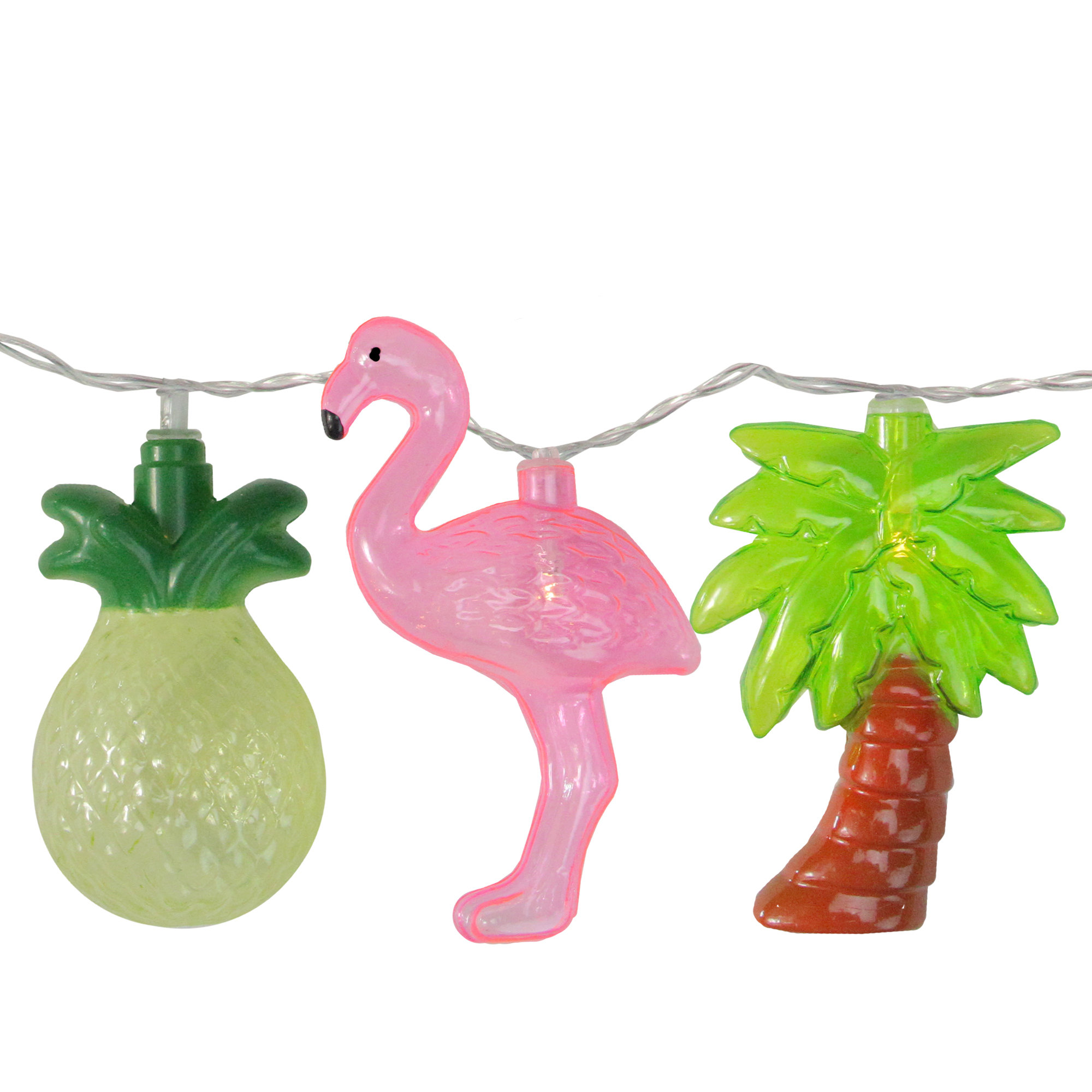 Northlight Seasonal 10-Count Tropical Summer LED String Lights - 4.5ft ...