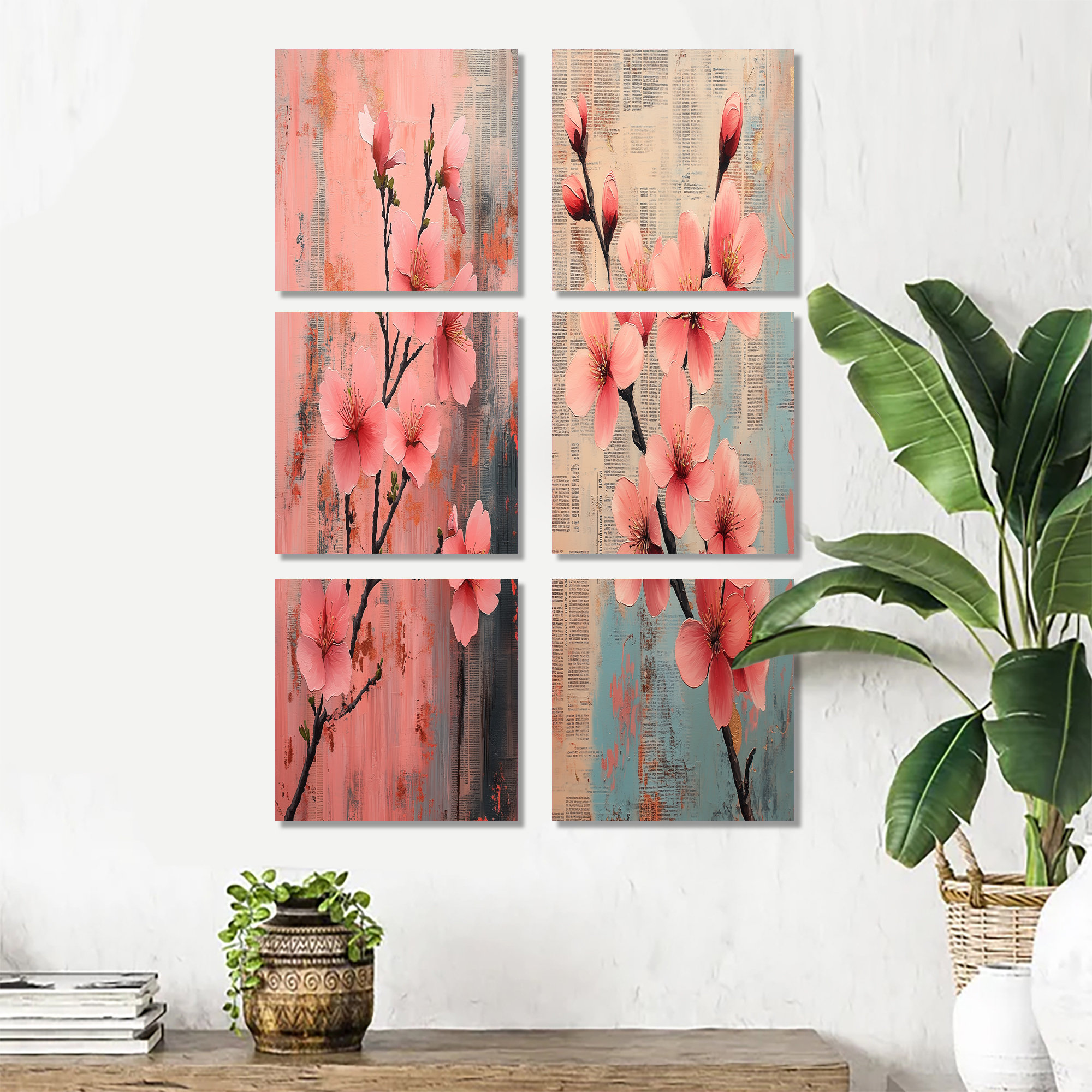 Dakota Fields Pink And Blue Cherry Blossom Spring Awakening - Cherry ...