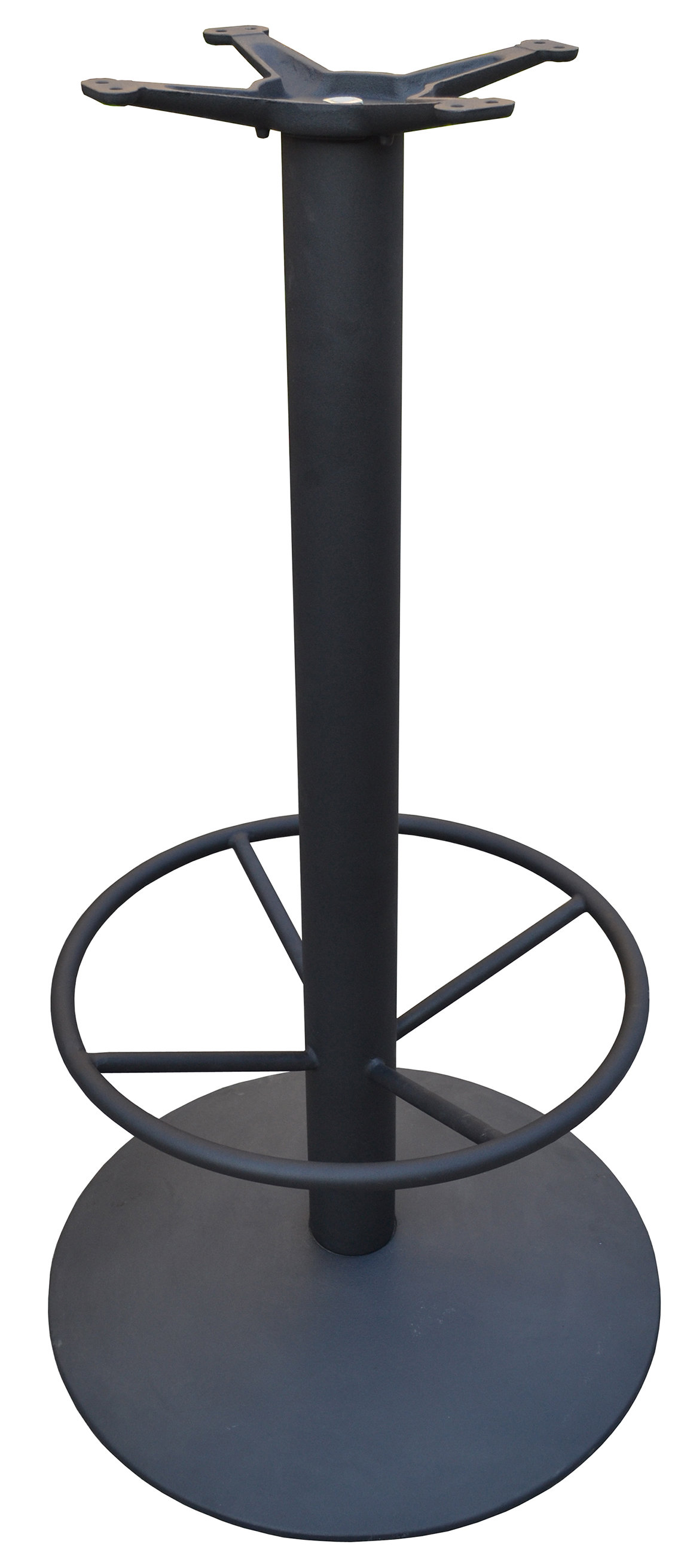 JI Bases 22" Cast Iron Bar Height Round Base with Footring | Wayfair