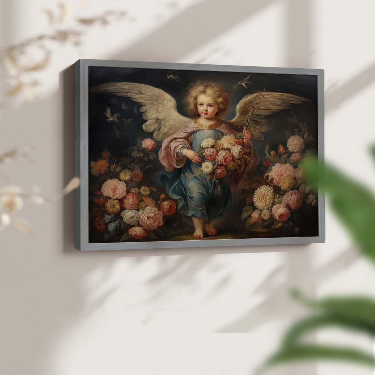 The Holiday Aisle® Angels From Above-LXXIV -Framed Print - Restickable ...