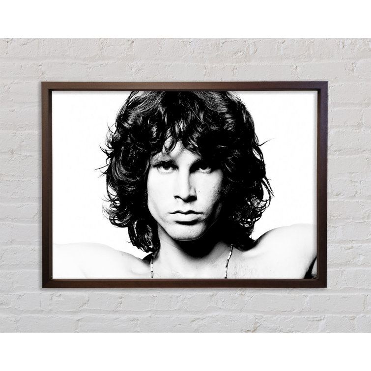 Bright Star Jim Morrison Face - Single Picture Frame Art Prints on ...