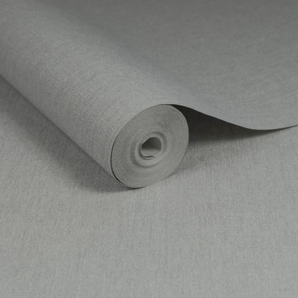 Superfresco Easy Grey Calico Plain Wallpaper & Reviews | Wayfair.co.uk