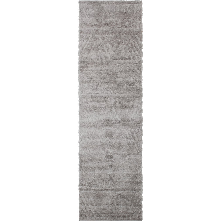 Dakota Fields Geometric Silver Area Rug & Reviews | Wayfair