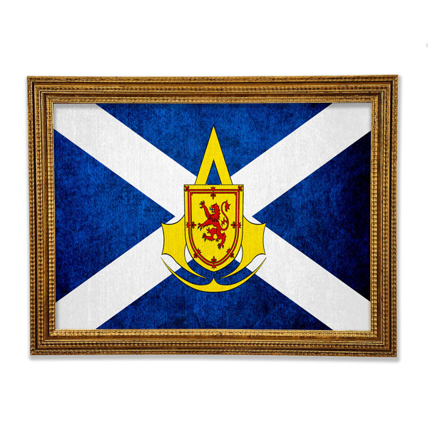 Ebern Designs Scottish Guild Flag - Single Picture Frame Art Prints ...