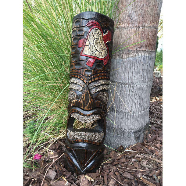 Design Toscano Grand Island Tiki Cocktail Console Statue | Wayfair