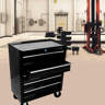 17 Stories 5 Drawer Tool Cabinet With Lock & 4 Wheels For Garage ...