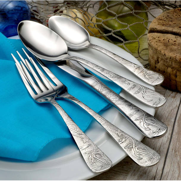 ANNOVA Stainless Steel Flatware Set - Service for 6 & Reviews | Wayfair