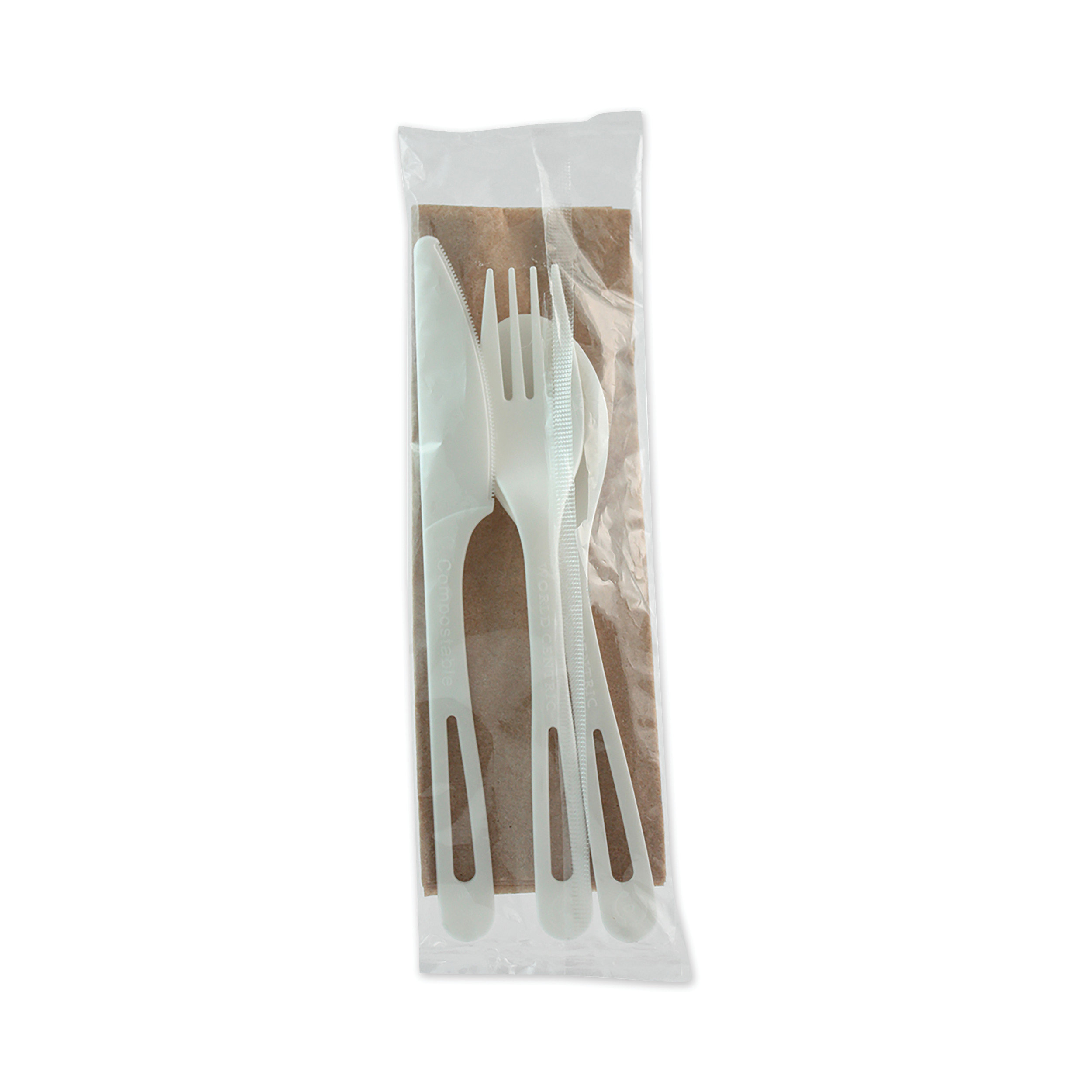 World Centric® Basic Plastic Disposable Flatware Set | Wayfair
