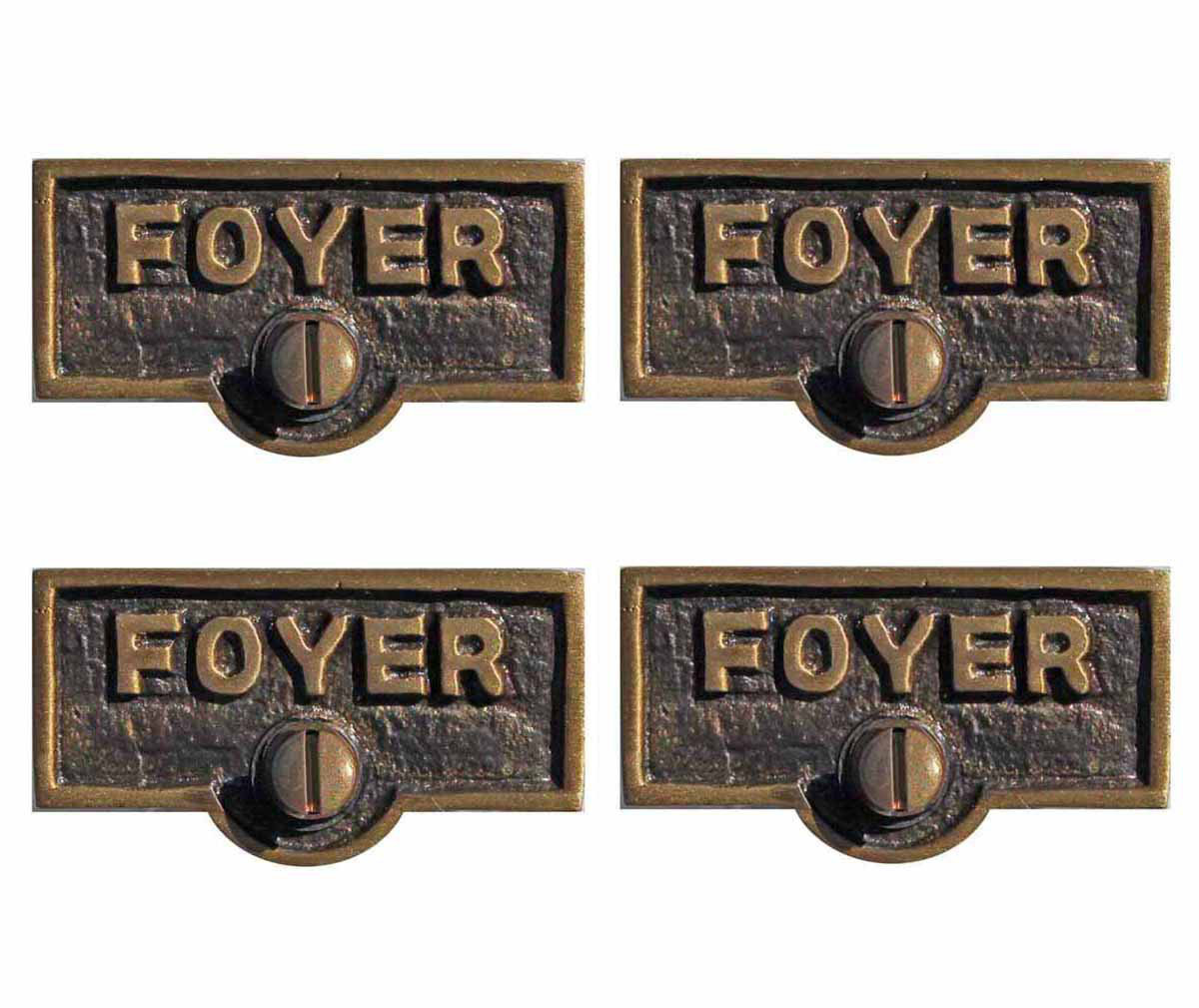 The Renovators Supply Inc. Switch Tags Foyer Name Signs 1-Gang Rocker ...