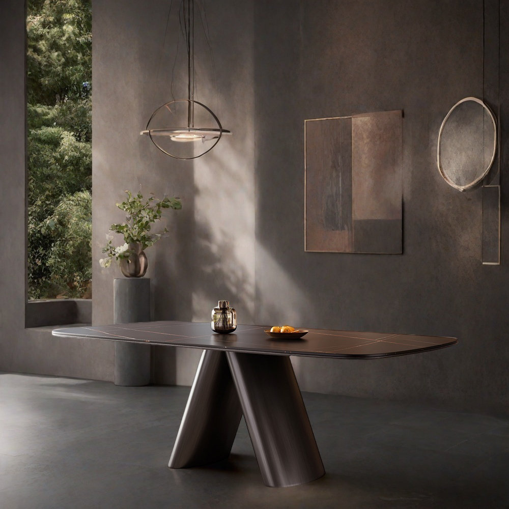 Wrought Studio Minimalist rectangular high-end dining table - Wayfair ...