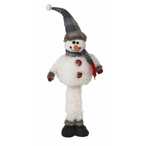 The Holiday Aisle® *Long Leg Standing Plush Snowman | Wayfair