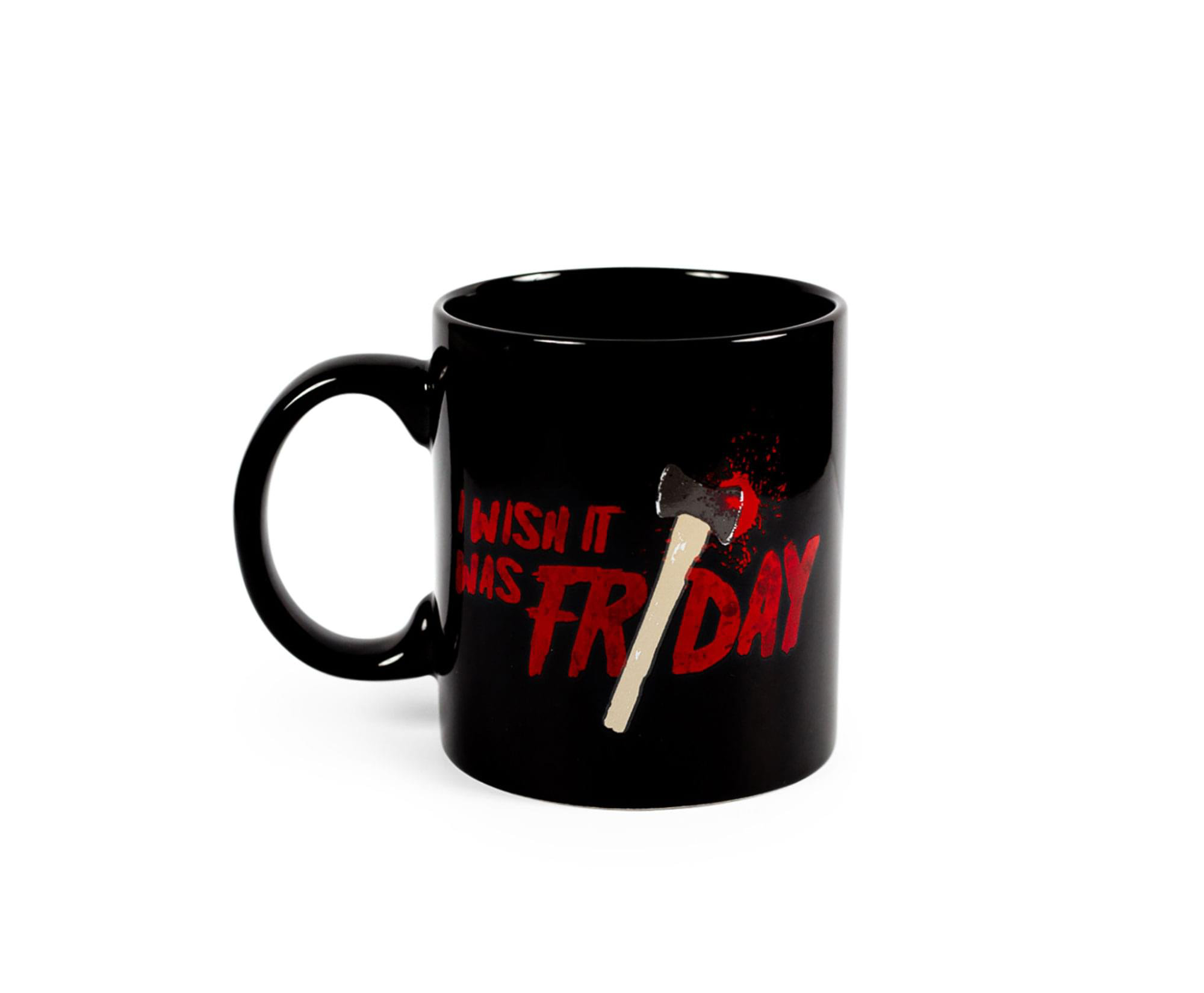 Silver Buffalo Friday The 13Th "I Wish It Was Friday" Ceramic Mug ...