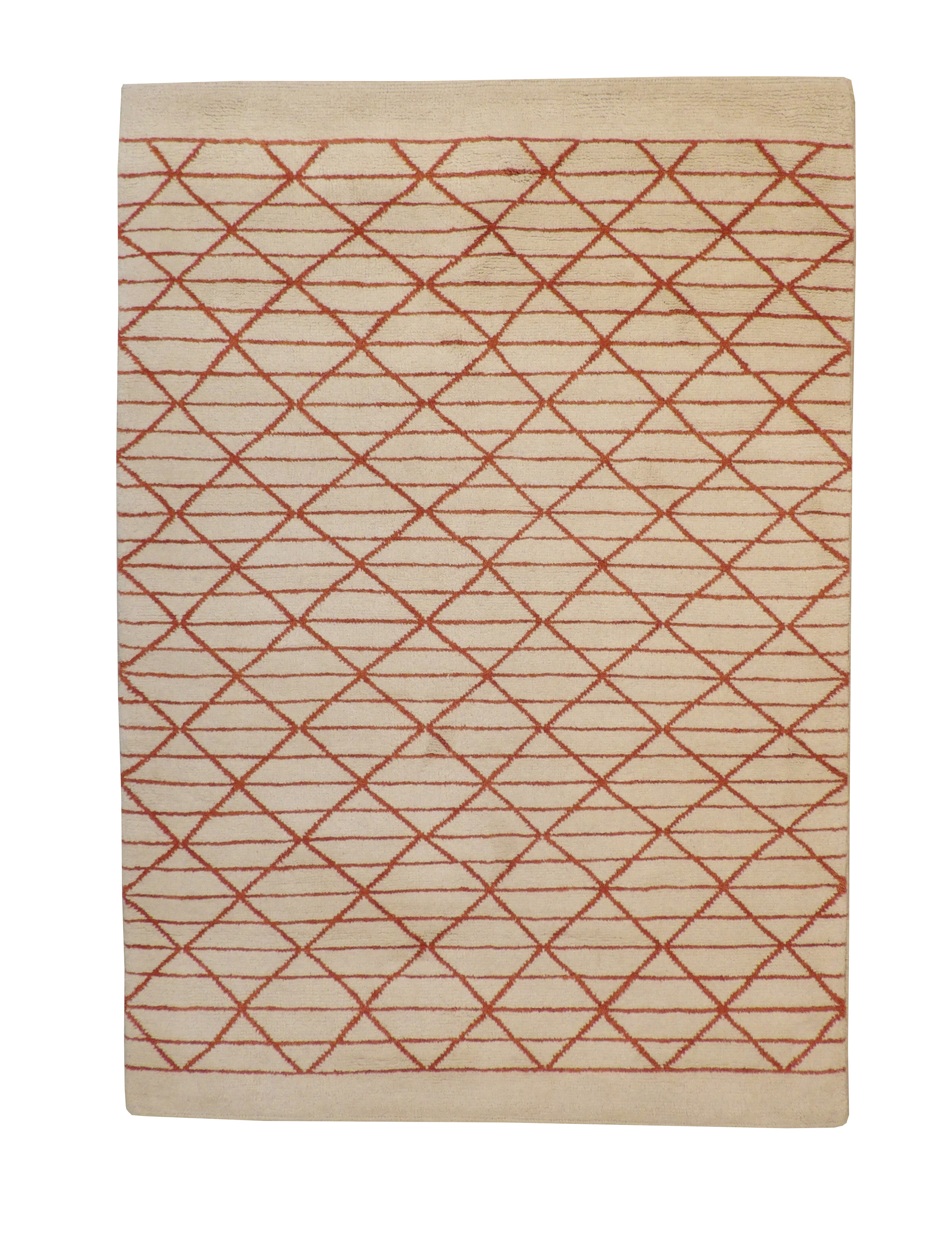 Isabelline Yanise One-of-a-Kind 6.4x9.0 Area Rug Ivory | Wayfair