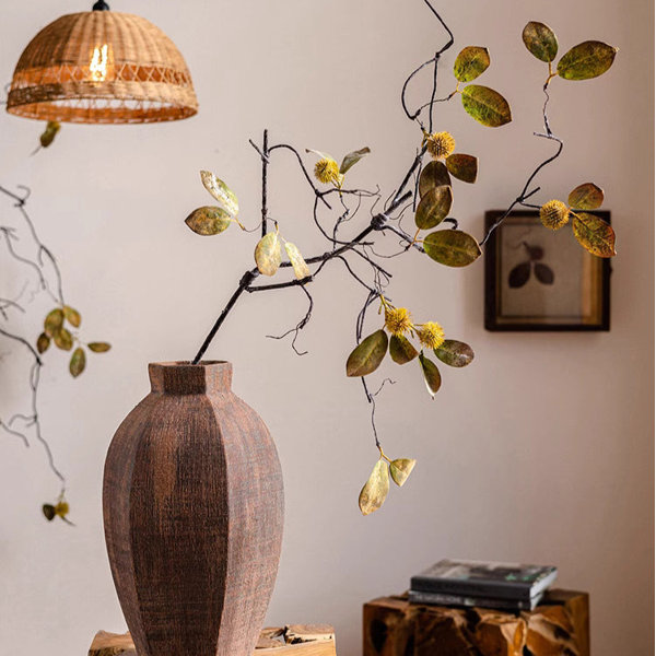 Primrue Chestnut Leaf Brach Stem 44.5" Tall | Joss & Main