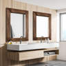 Loon Peak® Fontanez Farmhouse Wood Bathroom Wall Mirror & Reviews | Wayfair