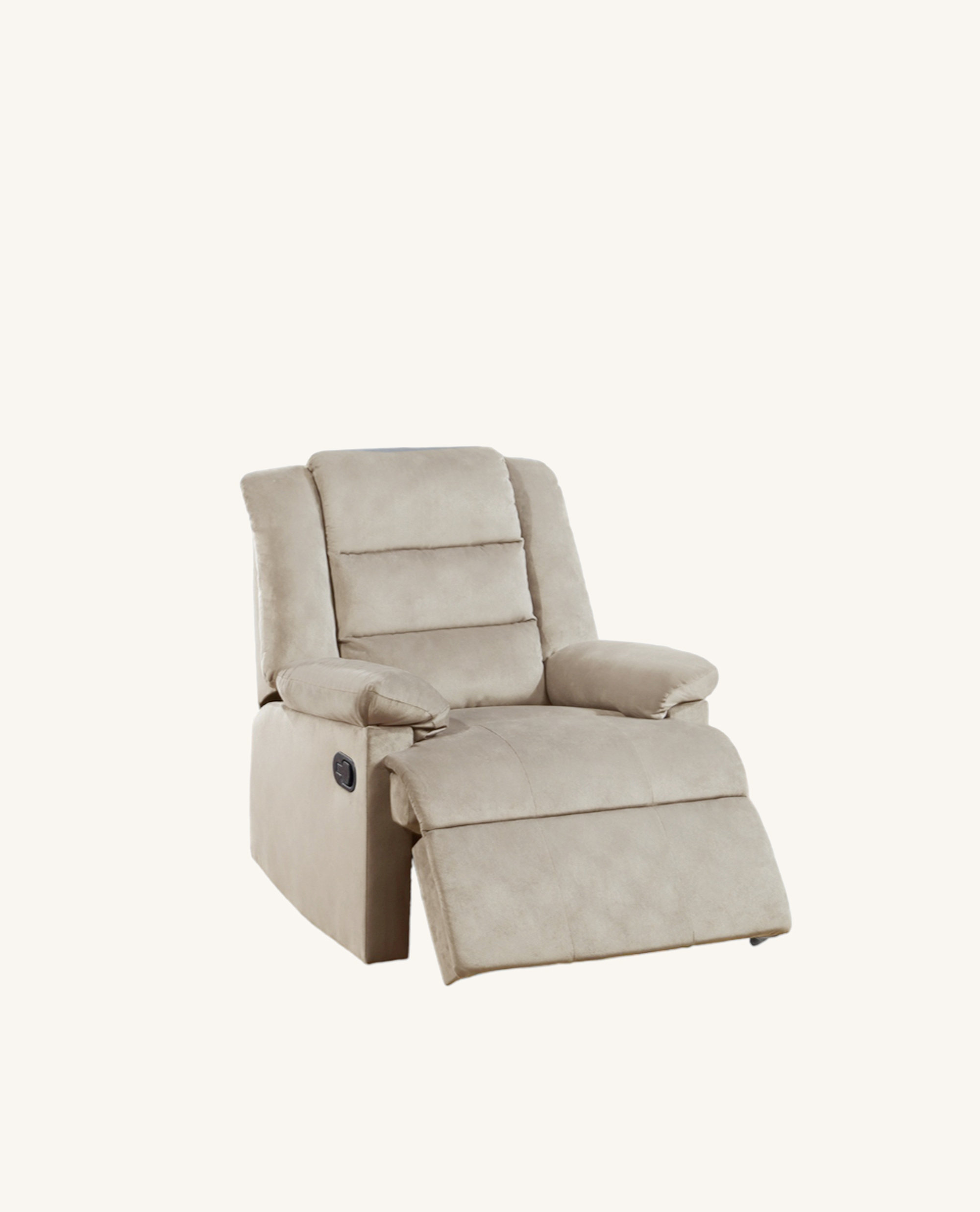 Latitude Run® Contemporary Plush Microfiber Motion Recliner Chair 1Pc ...